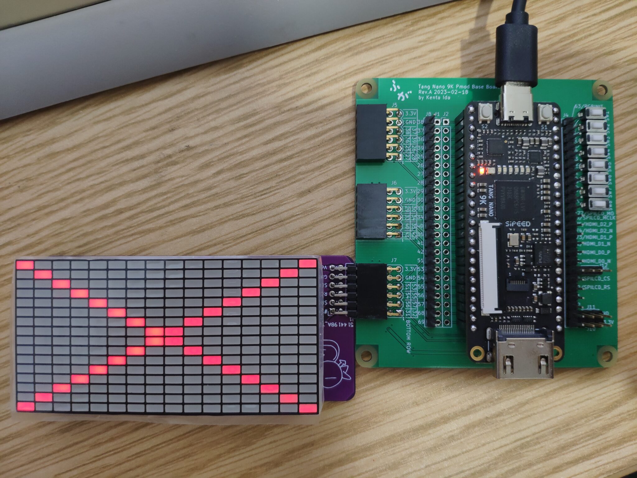 16×16 Matrix LED Board | FPGAマガジン公式