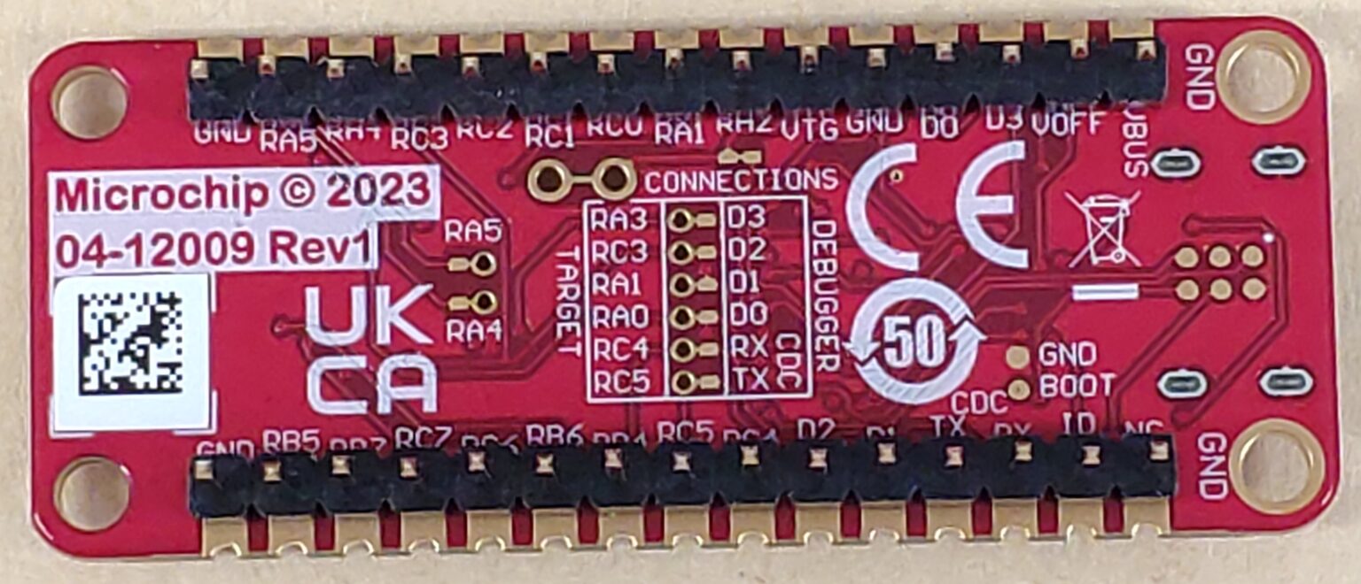 PIC16F13145 CURIOSITY NANO | FPGAマガジン公式